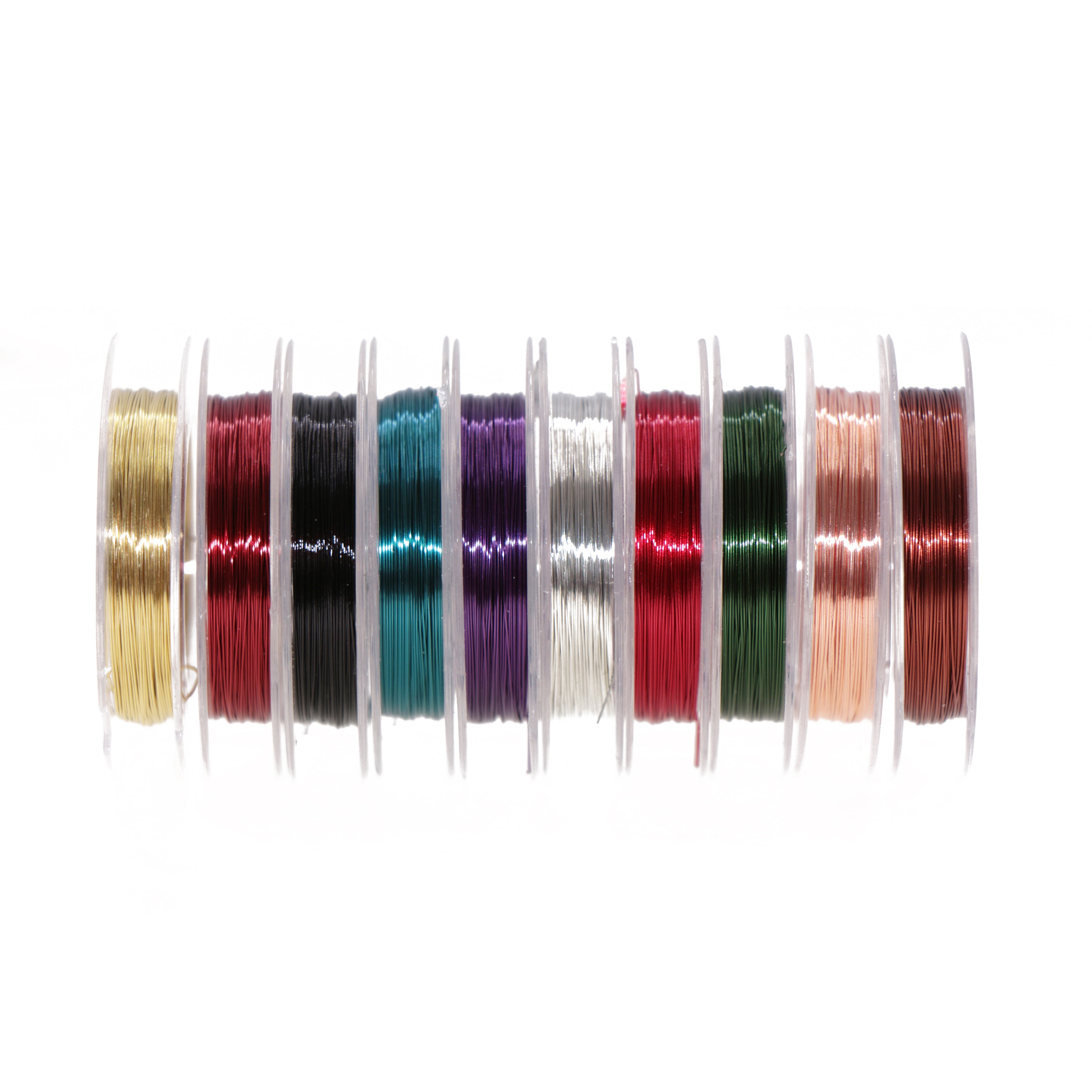 Temorah 10 Colors 0.3MM Copper Wire Fly Tying Materials for Handmade F
